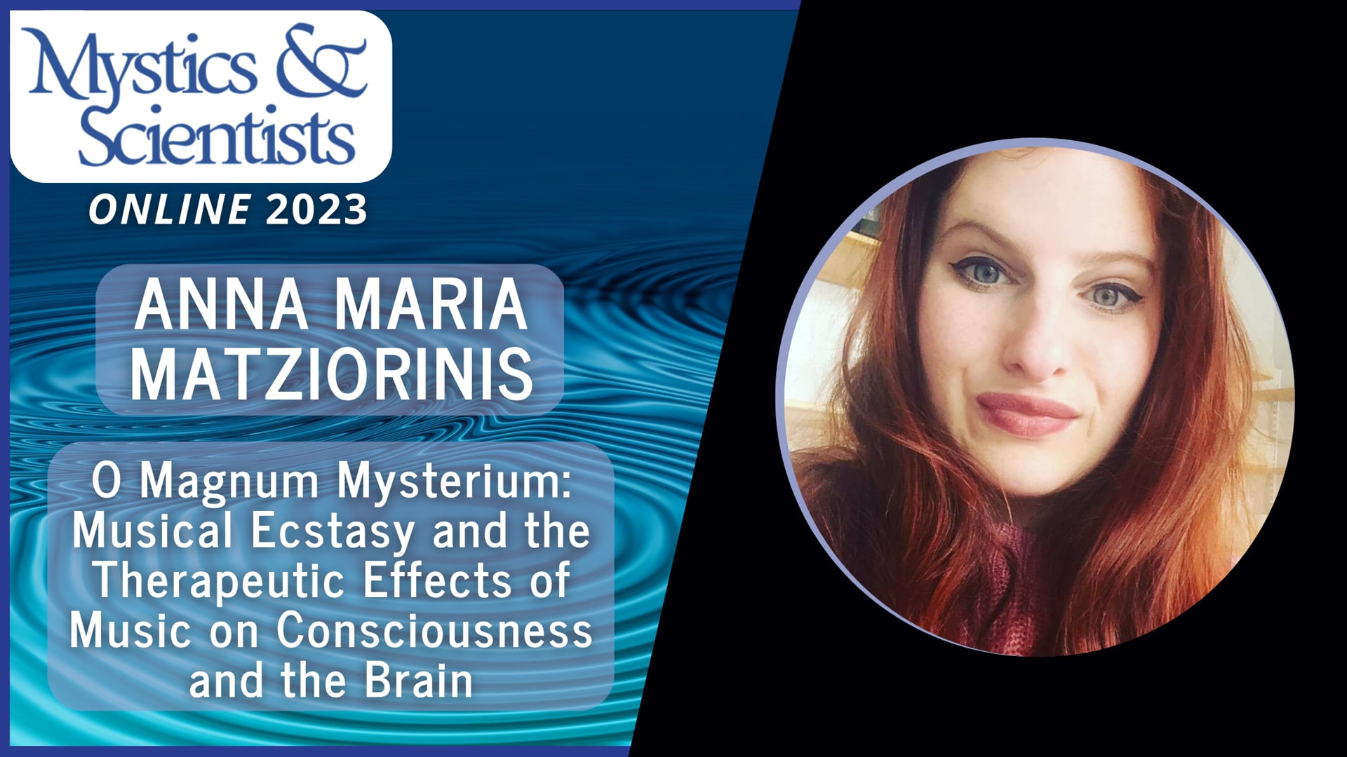 3.) Anna Maria Matziorinis - Saturday afternoon - Mystics and ...