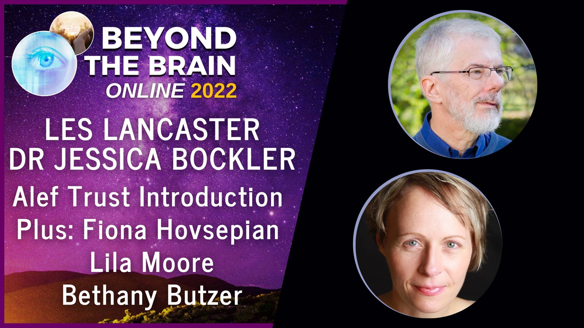 Beyond the Brain 2022 SUNDAY - Les Lancaster and Dr Jessica Bockler ...